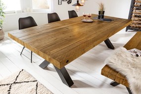 Jídelní stůl Thor 200cm - borovice vintage hnědá