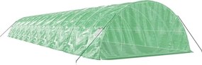 Skleník s ocelovým rámem zelený 100 m² 20 x 5 x 2,3 m 3188091