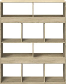 Knihovna dub sonoma 100 x 33 x 125,5 cm kompozitní dřevo 3309359