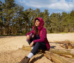 Tchibo - Sportovní láhev na pití - barva: červená