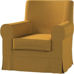 Potah na křeslo IKEA Ektorp Jennylund barva žlutá látka pletený vzor