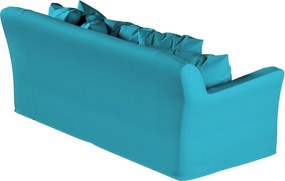 Potah na pohovku IKEA  Tomelilla rozkládací barva modrá látka pletený vzor