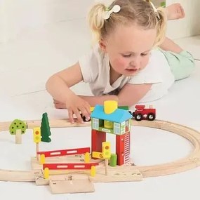 Bigjigs Rail Závory s návěstím / od 3 let