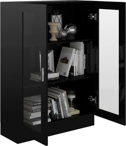 vidaXL Vitrína 82,5 x 30,5 x 115 cm kompozitní dřevo [802755] Barva: Bílá