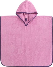 Bellatex Froté pončo Růžová,Fialová 3-5 let