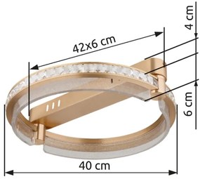 Globo 67196-36 - LED Stmívatelné stropní svítidlo BLONDIE LED/36W/230V + DO