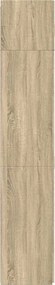 Úzká úložná dub sonoma 80x42,5x225 cm kompozitní dřevo 3281352