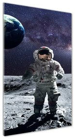 Wallmuralia Vertikální Foto obraz sklo tvrzené Astronauta 50x100