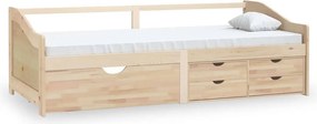 3místná válenda se zásuvkami masivní borovice 90 x 200 cm 322169