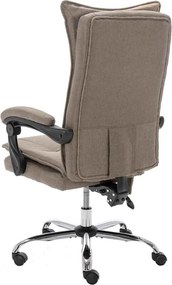 Masážní kancelářská židle taupe textil 20370