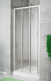 ROSS LOW - posuvné trojdílné sprchové dveře 88-94x180 cm Výplň: plast voda