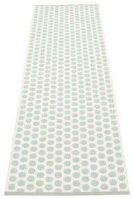 Vinylový koberec Pappelina NOA Pale Turquoise/Vanilla/Warm Grey Edge velikost: 70x350cm