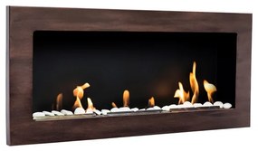 BIO FLAME biokrb Easy M Open Patina Hnědá