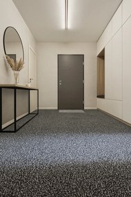 Rinos bv, Čistící zóna Merate grey, na míru, šíře 1,3m, šedá, pvc, chodba / předsíň