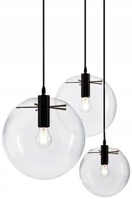 Toolight - Závěsné svítidlo Lassi 20+25+30 cm APP309-3C, černá, OSW-00341