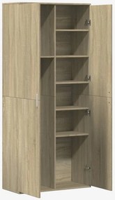 Skříň highboard dub sonoma 80 x 35 x 180 cm kompozitní dřevo 3276653