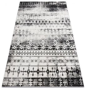 Moderní kusový koberec MUNDO E0592 outdoor béžový černý Rozměr: 120x170 cm