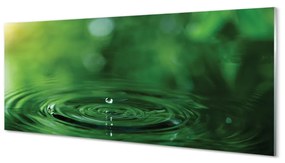 akrylový obraz Kapka vody close-up 120x60 cm