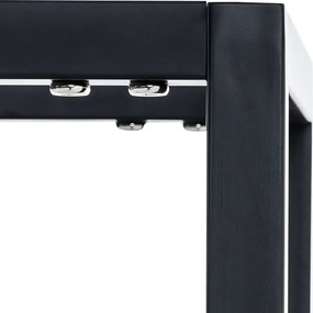 Stojan na palivové dřevo Hilta 25x100x150 cm – černá