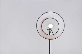 Designová lampa Zyta černá/stříbrná