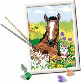 Ravensburger CreArt Kůň a koťata / od 9 let