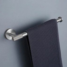 Rea Modern, koupelnový věšák na ručník 26,5cm, 6610a, broušená ocel, REA-98014