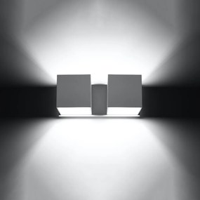 Sollux Lighting Nástěnné svítidlo QUAD 2 bílé