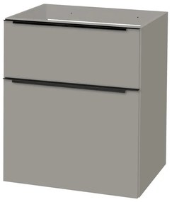 Mereo Mereo, Mailo, koupelnová skříňka 61 cm, bílá, dub, antracit, CN570SB