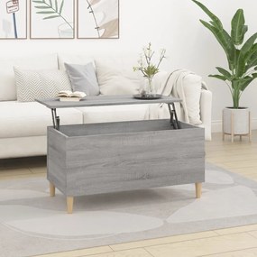 Konferenční stolek šedý sonoma 90x44,5x45 cm kompozitní dřevo