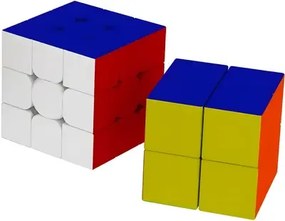 Sada Rubikových kostek 3x3 a 2x2 / Hlavolam / rychlostní skládání / od