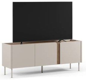 TV stolek v dekoru dubu v krémovo-přírodní barvě 140x53x35 cm Lucile – Marckeric
