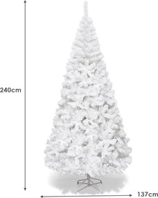 Costway Christmas Tree Umělý vánoční stromek s kovovým stojanem