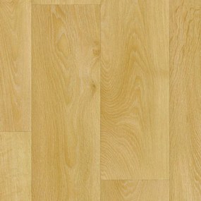 Lentex, PVC podlaha - lino Flexar PUR 634-08, na míru, šíře 2m,4m, žlutá, bez podkladu, kancelář