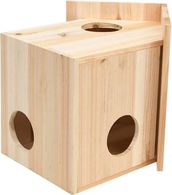 Domeček pro veverky jedlové dřevo 26 x 25 x 29 cm 314821