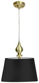 Závěsné svítidlo v černo-zlaté barvě ø 35 cm Prima Gold – Candellux Lighting