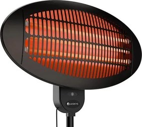 Stojanový infrazářič 2000 W, 3 stupně, 170–210 cm