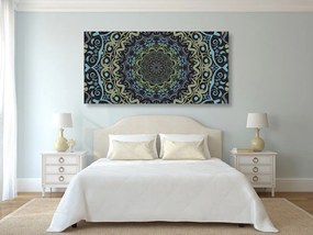 Obraz abstraktní Mandala ve vintage stylu - 120x60 cm