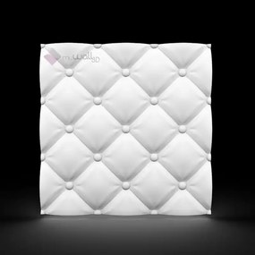 Polystyrénový 3D obkladový panel 60 x 60 cm Polštář bílý
