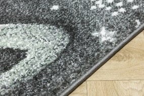 Dětský koberec Lima C288A Planety šedý / krémový