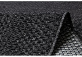 Kusový koberec Dobela černý atyp 70x250cm