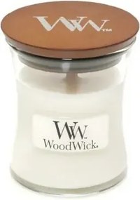 WoodWick White Teak 85g - váza malá / doba hoření: až 20 h