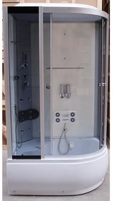 BPS-koupelny Hydromasážní box HYD-A04 120 SA L, 120x80 levý se saunou