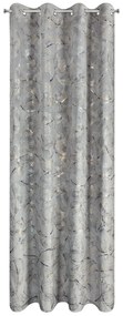 ZATEMŇOVACÍ ZÁVĚS NA KROUŽCÍCH ODETA 135X250 CM VZOROVANÁ