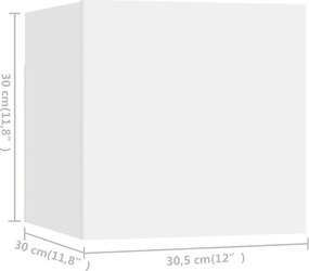 vidaXL 7dílný set TV skříněk dřevotříska [3078709] Barva: dub sonoma