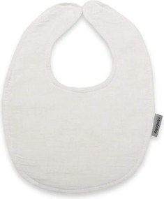 Mušelínový dětský bryndák New Baby white