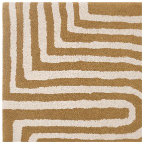 Tribeca Design Kusový koberec Jigsaw Curve Ochre Rozměry: 160x230 cm