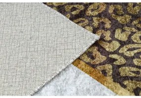 Dywany Luszczow Dětský kusový koberec MIRO 51338.805 pratelný  Mramor, geometrická protiskluz, hnědý Rozměr koberce: 80 x 150 cm