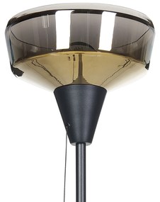 Kovová stojací lampa 175 cm černá/zlatá TALPARO Beliani