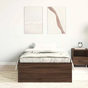 Rám postele hnědý dub 90 x 190 cm 3203844