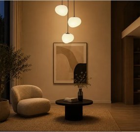 BRILAGI - Lustr na lanku PEBBLES 3xE27/40W/230V pr. 42 cm černá
